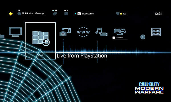 Free Call of Duty: Modern Warfare Going Dark PS4 Theme Released ...