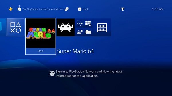 Super Mario 64 (SM64) Native Port PS4 PKG Details Surface, OsirisX ...